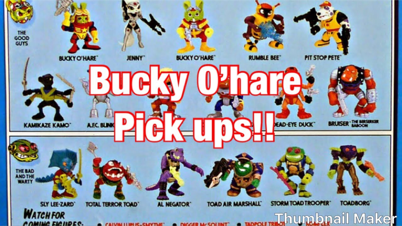 Bucky o’hare action figure pick ups! - YouTube