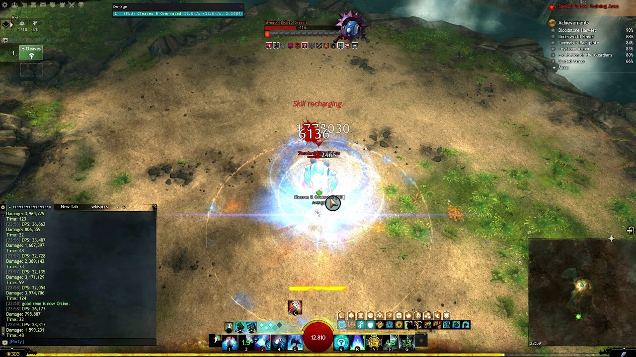 Guild Wars 2 - Condition Firebrand Benchmark (W/O Allies) - 32.196 ...