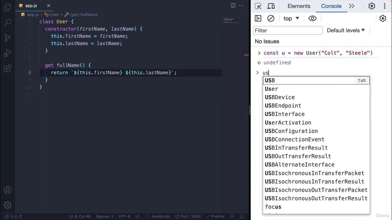 19 Practice Time Getters and Setters - YouTube