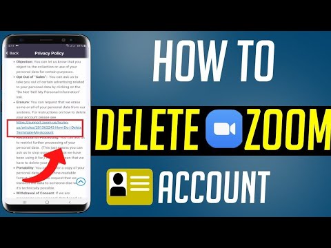 How To Delete Zoom Account Permanently[Easiest And Successful Method]In ...