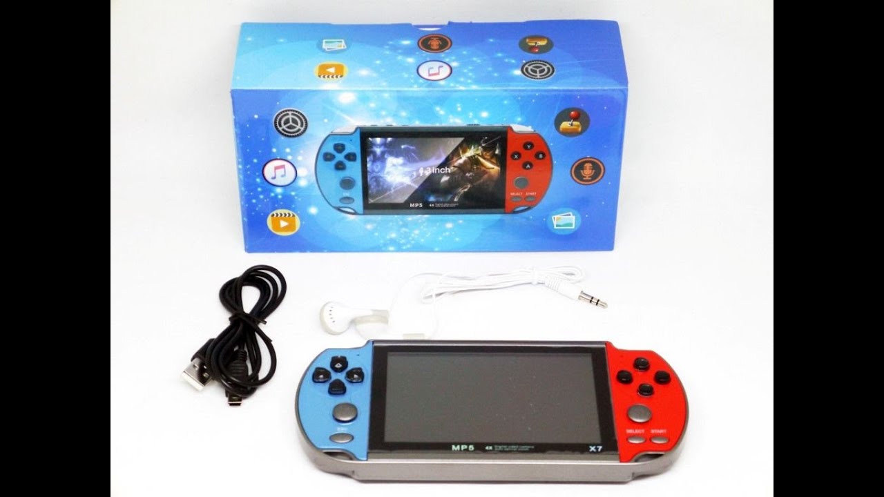 Gameboy Konsol Game PSP X7 Screen Besar 4.3 Inch 8G Mp5 Musik Video ...