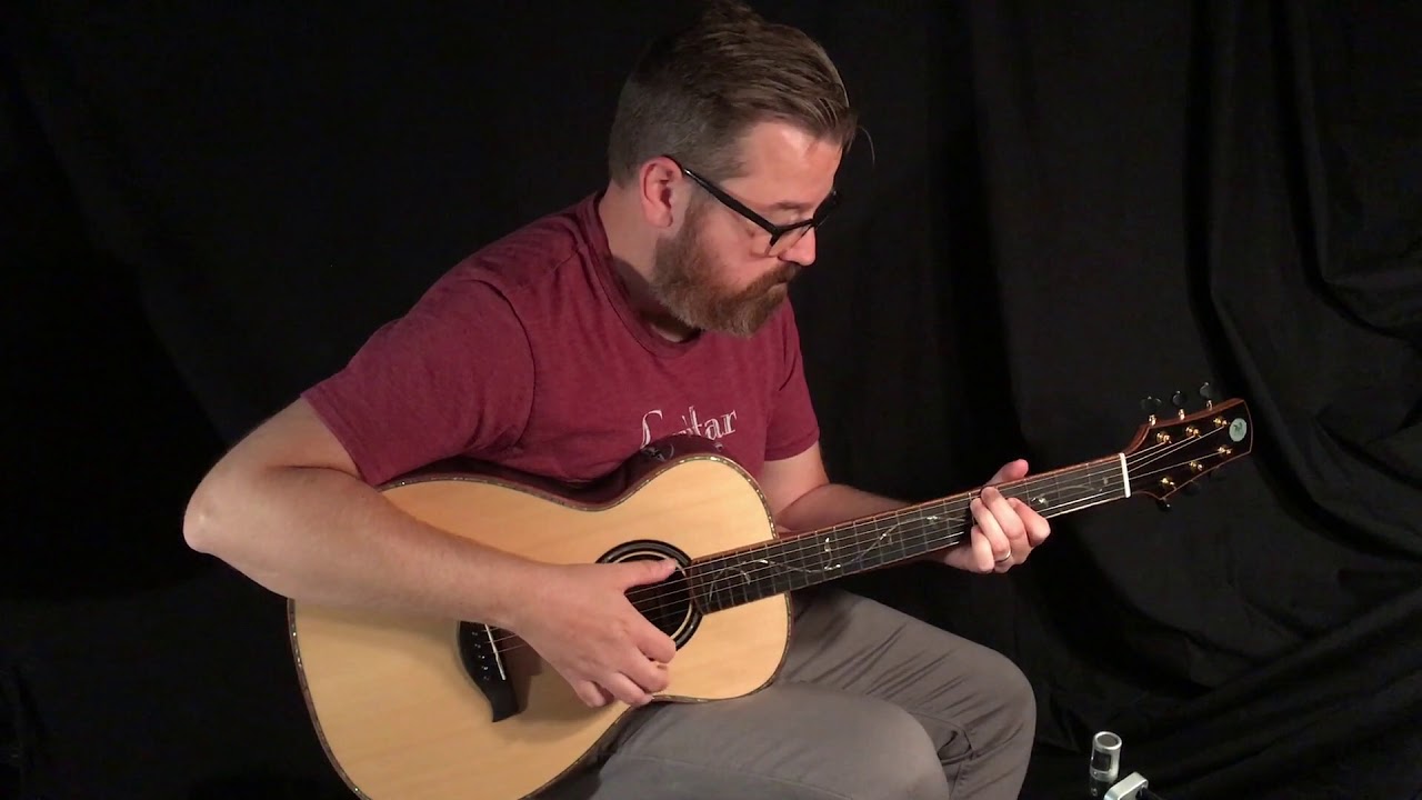 Tim Reede Catavina Parlor Guitar at Guitar Gallery - YouTube