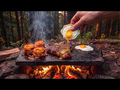 Survival STEAK & Bacon Roses | Cooking Like It’s The End Of The World 🥩🔥