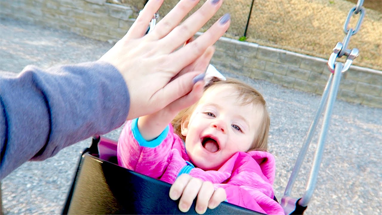 TRICKY TODDLER HIGH FIVE! - YouTube