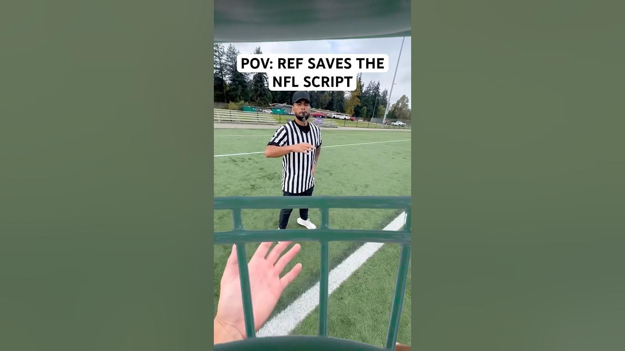 POV: REF SAVES THE NFL SCRIPT 💀 #football #funny #shorts - YouTube