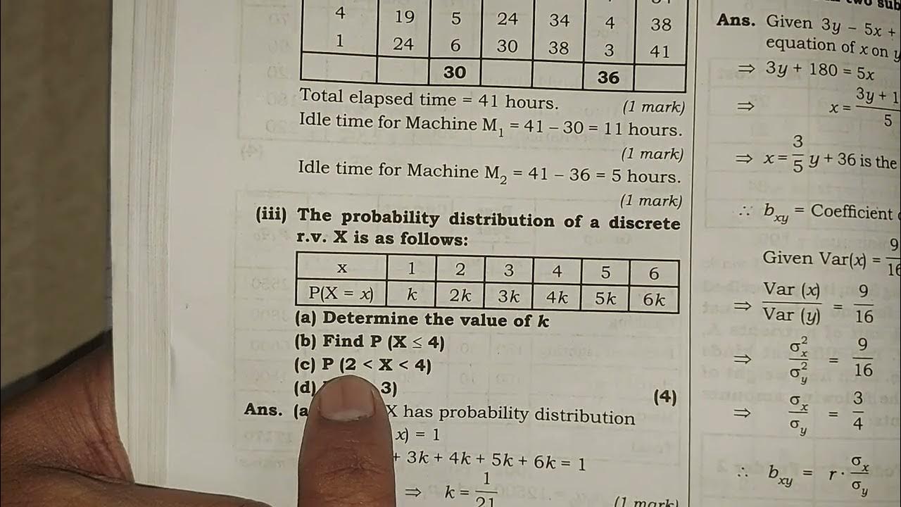 Q4 Probability Maths Paper Solution Mumbai University fy bcom maths sem 1 Class 12 Expected ...