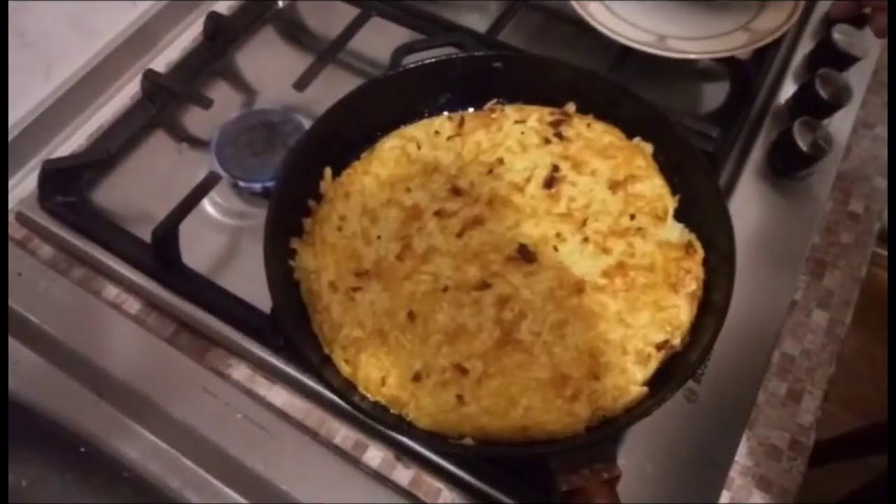 Большой белорусский драник! - YouTube