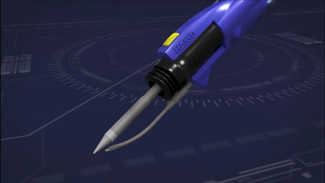 HAKKO 373/374; The Optional Parts for the Auto-Solder Feed System - YouTube