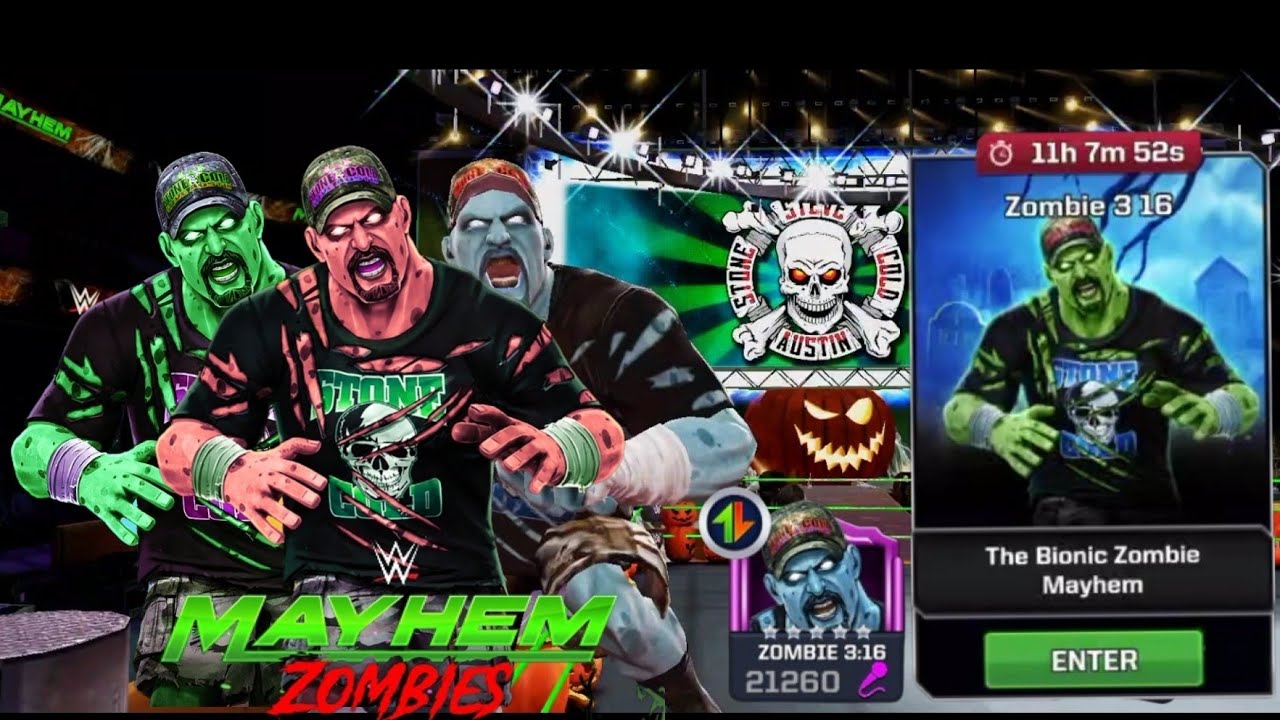 Zombie 3:16 The Bionic Zombie WWE Mayhem - YouTube