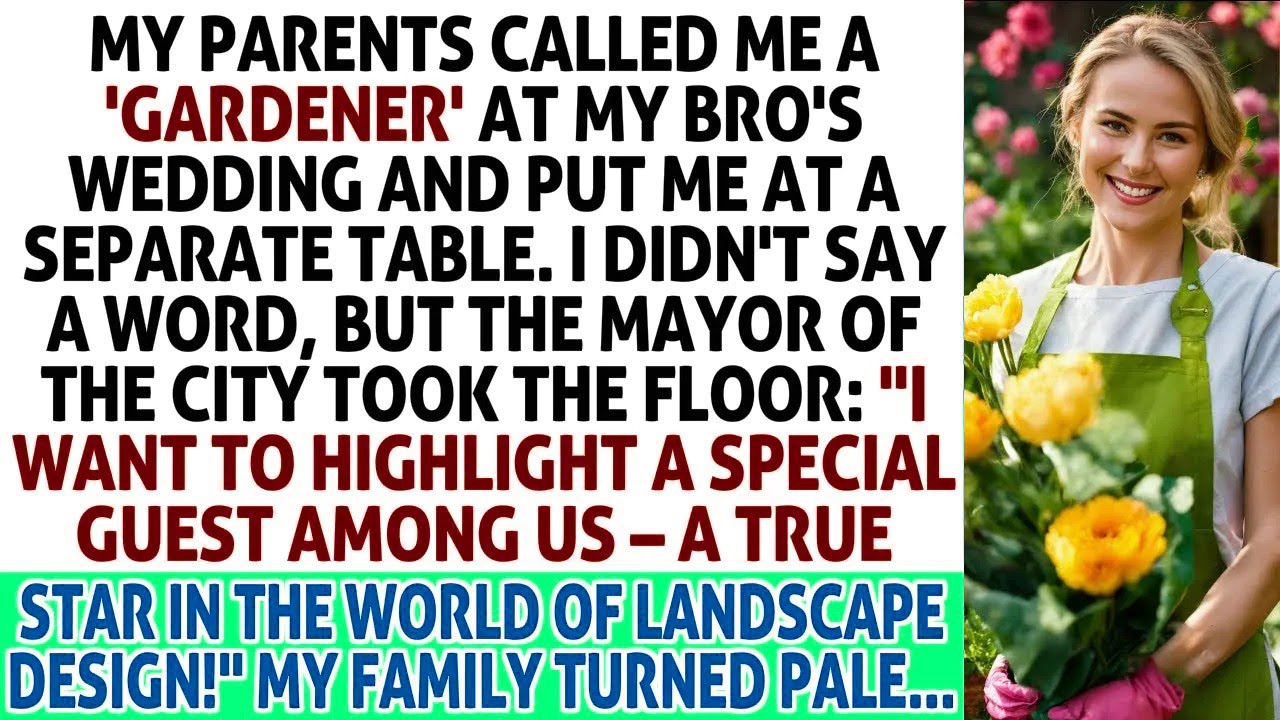 My Parents Called Me A 'Gardener' At My Bro's Wedding And Put Me At A ...