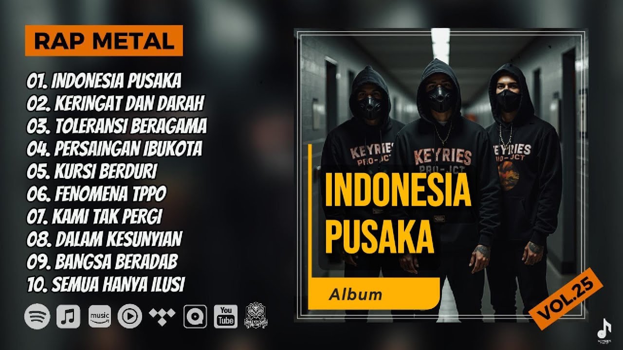 Kumpulan Musik Rap Metal Indonesia 2025 | Album Indonesia Pusaka Vol.25 ...
