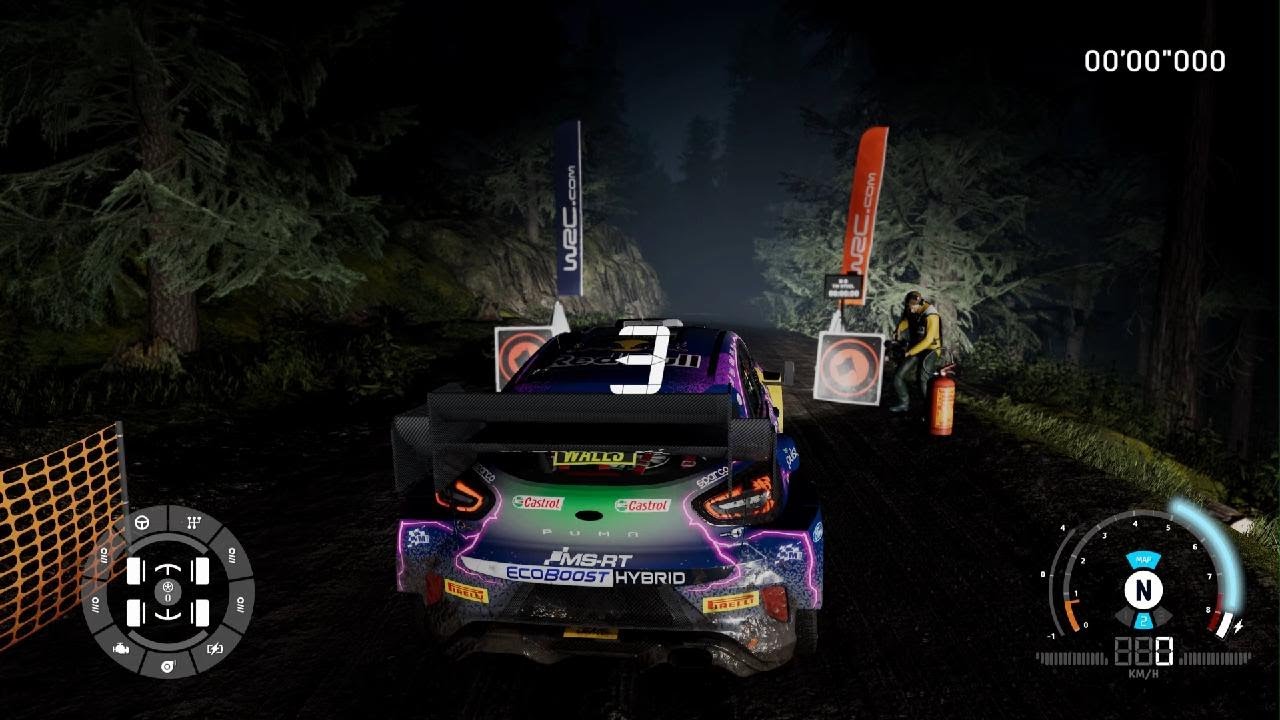 WRC Generations – Night, Cockpit (Wales Dry) - YouTube