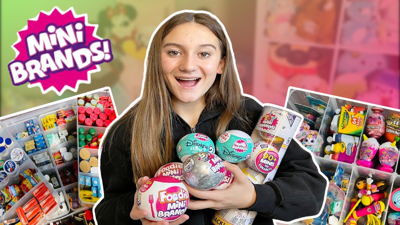 OPENING ALL THE MINI BRANDS FROM CHRISTMAS | MINI BRAND COLLECTION ...