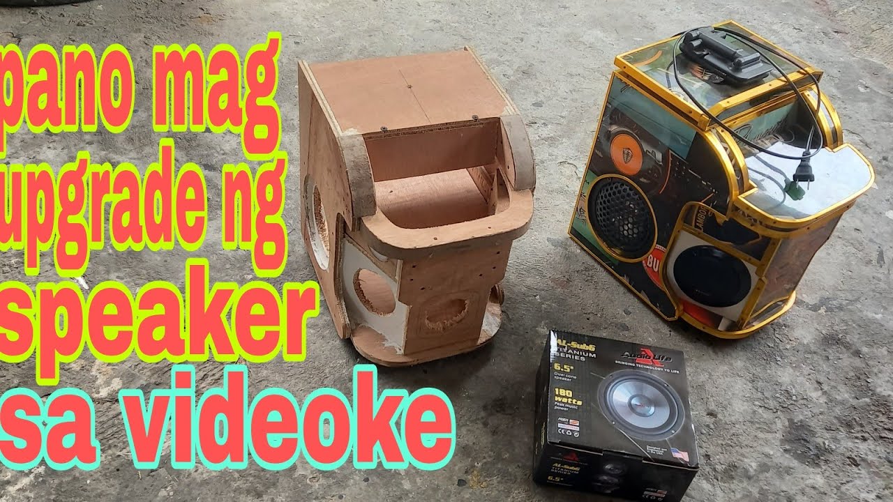 pano mag upgrade ng speaker mula maliit to malaki? na same parin ang ...