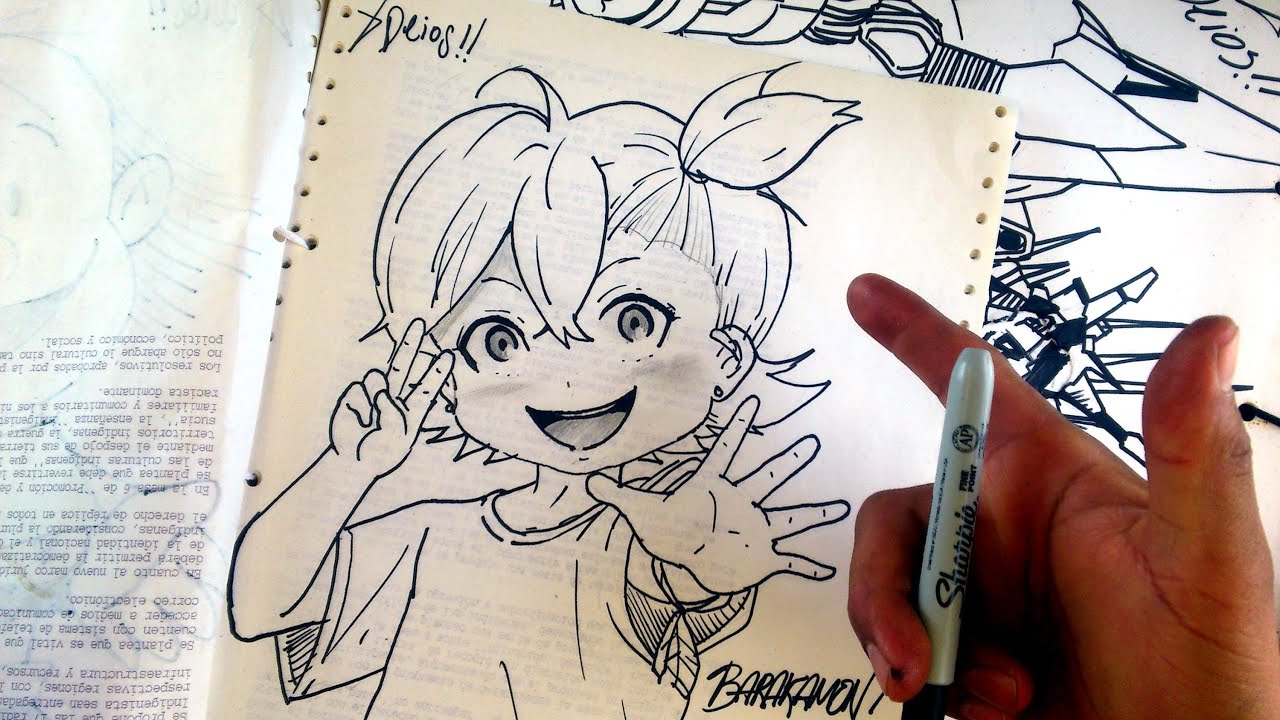 Barakamon Kawaii Draw XDB - YouTube