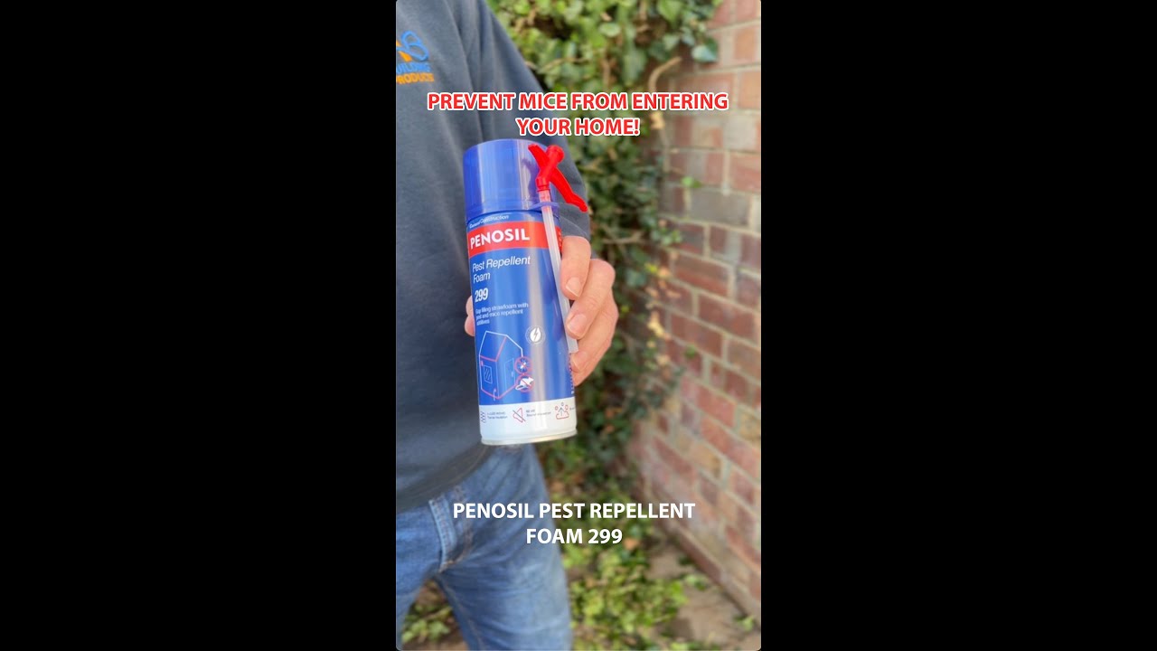 How to get rid of mice: using Penosil Pest Repellent Foam 299 - YouTube