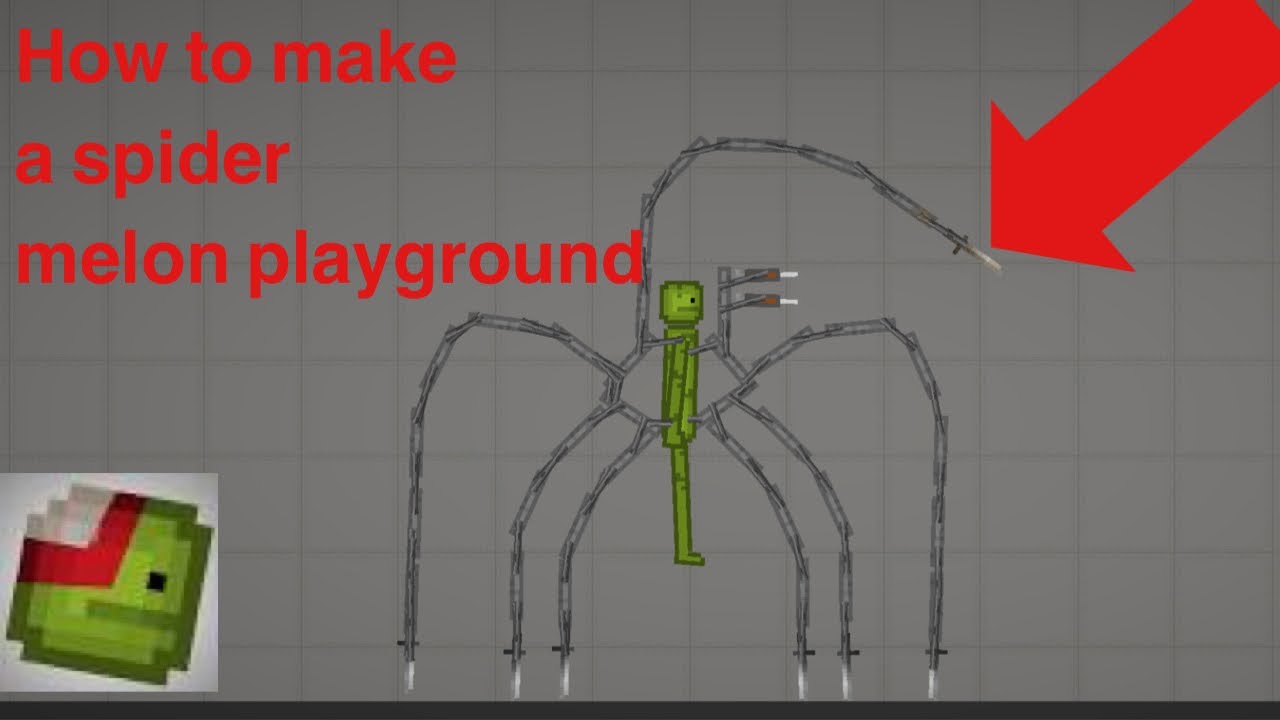 How to make a spider melon playground‼️ - YouTube