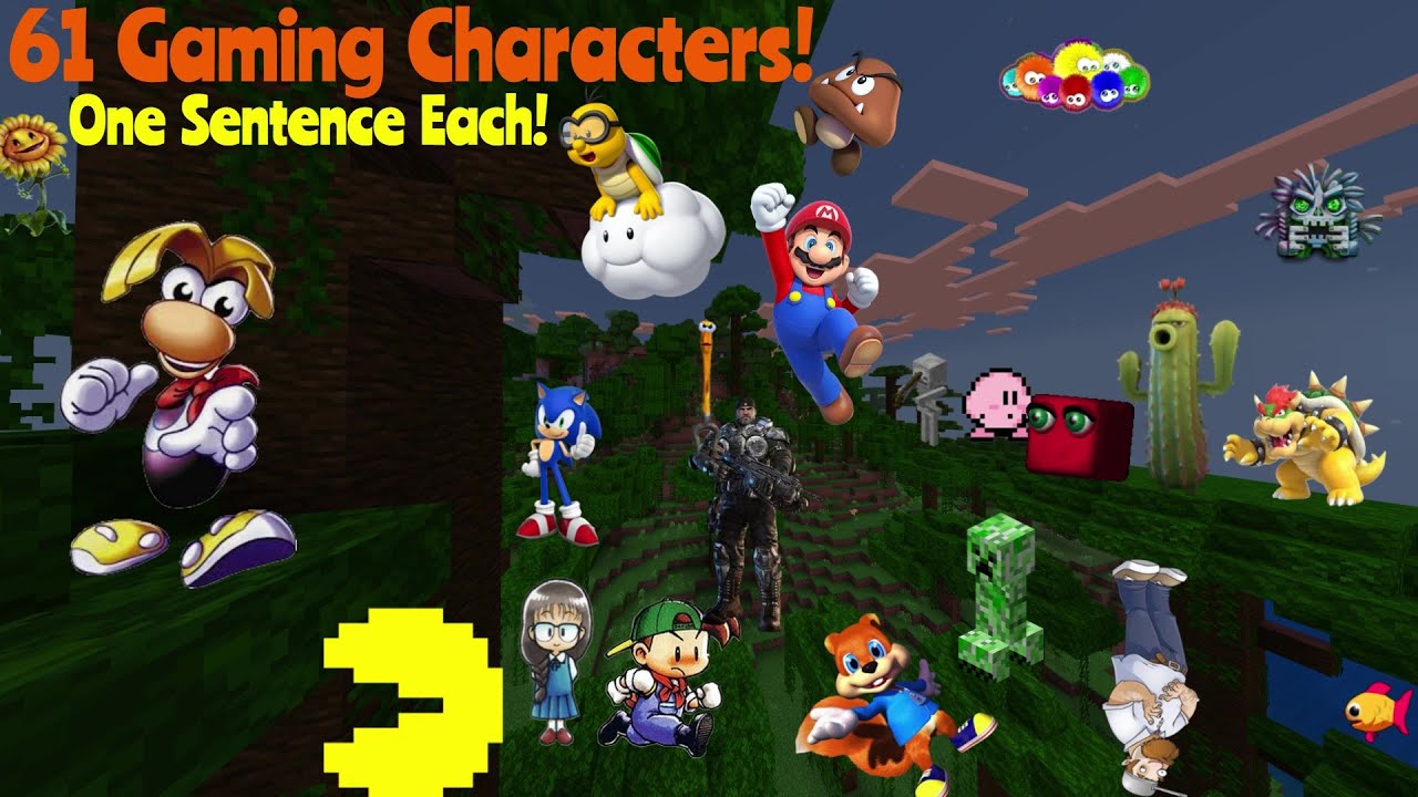 61 Gaming Characters Described in One Sentence - YouTube