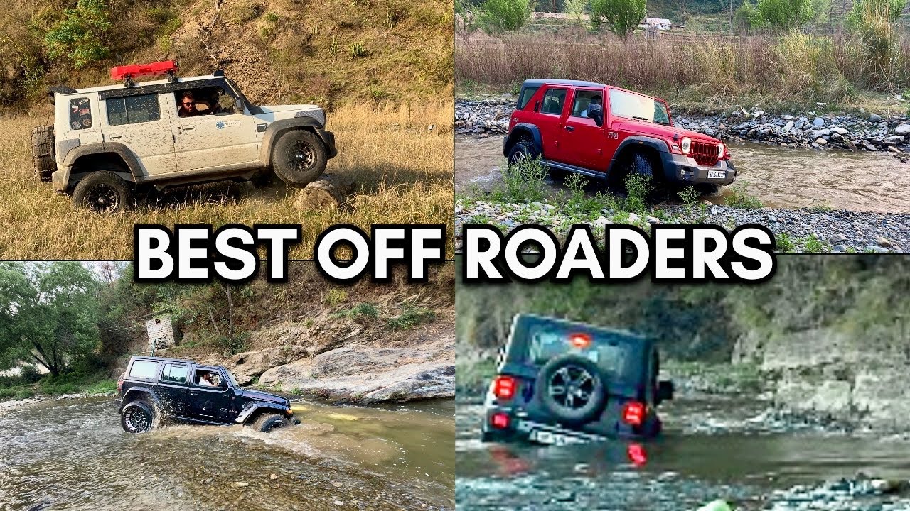 EXTREME OffRoading 🔥||JIMNY vs THAR vs RUBICON vs THAR ROXX 😎| #jimny # ...