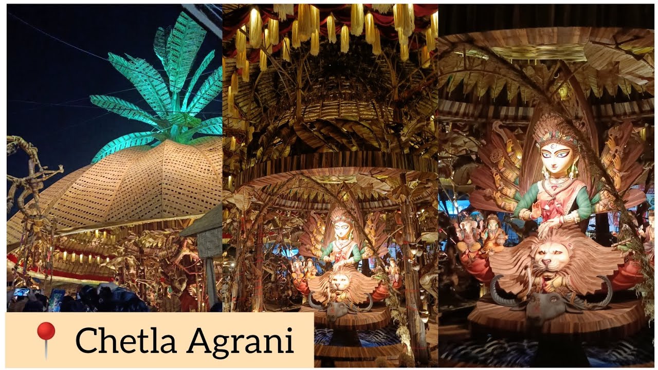 Chetla Agrani|| Durga Puja 2022|| Kolkata|| Top 10 Pandal in South ...