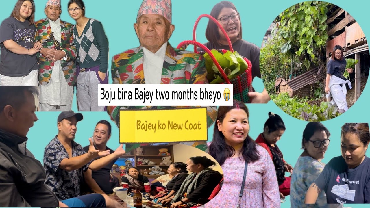 Bajey ko New Limboo Coat Nepal bata|Family get together|malai Koseli ...