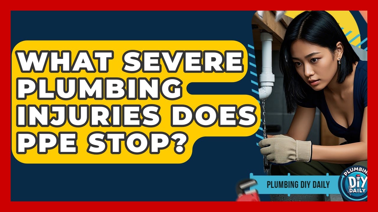 What Severe Plumbing Injuries Does PPE Stop? - Plumbing DIY Daily - YouTube