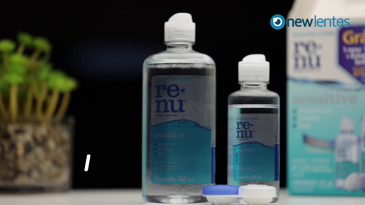 Renu Sensitive - Solução de lentes para olhos sensíveis - YouTube