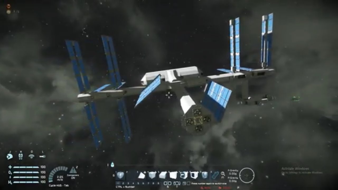 Space Engineers space station Timelapse - YouTube