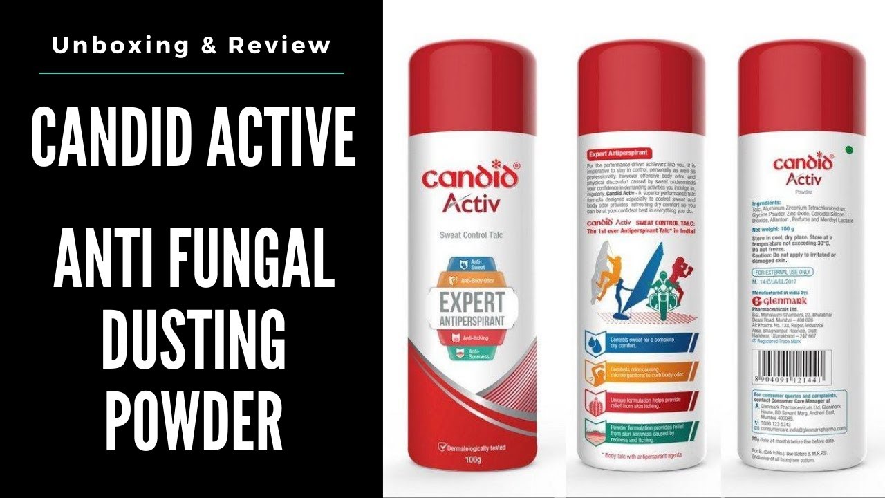 Candid Activ Anti Fungal Dusting Powder | Unboxing & Review | Best Anti ...