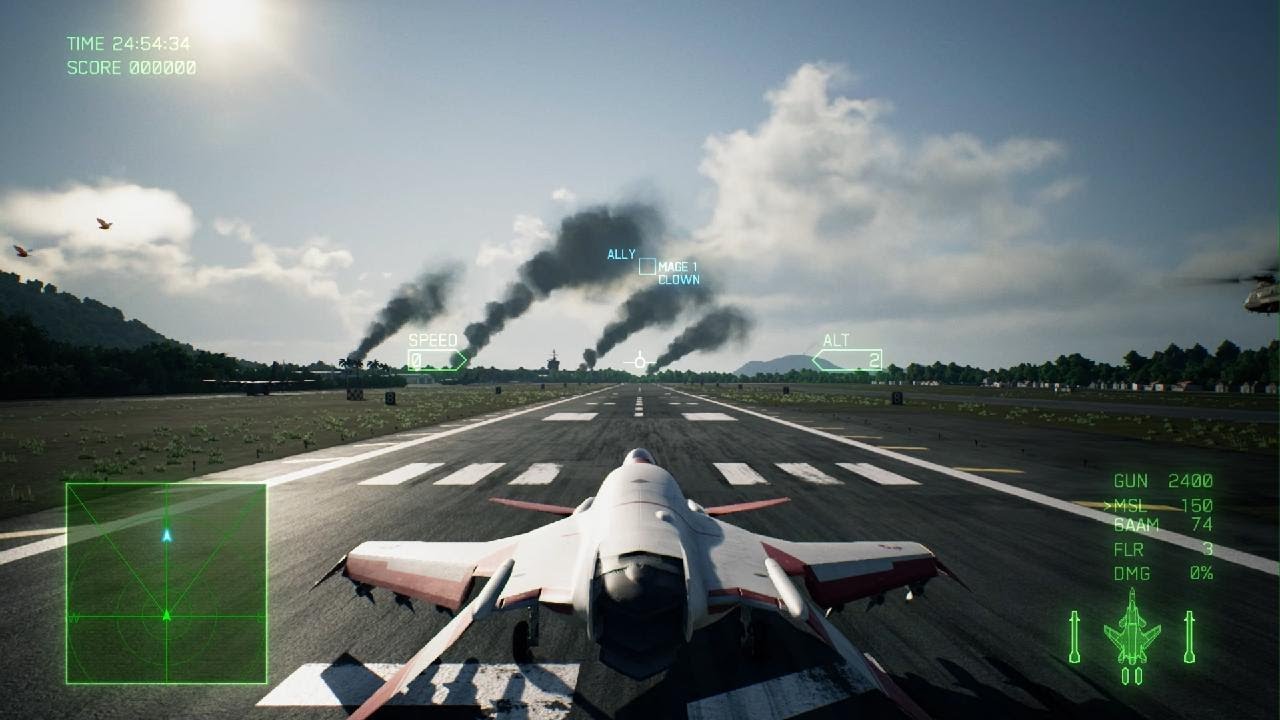 ACE COMBAT 7: SKIES UNKNOWN || ASFX-Shinden II || 6AAM || Charge ...