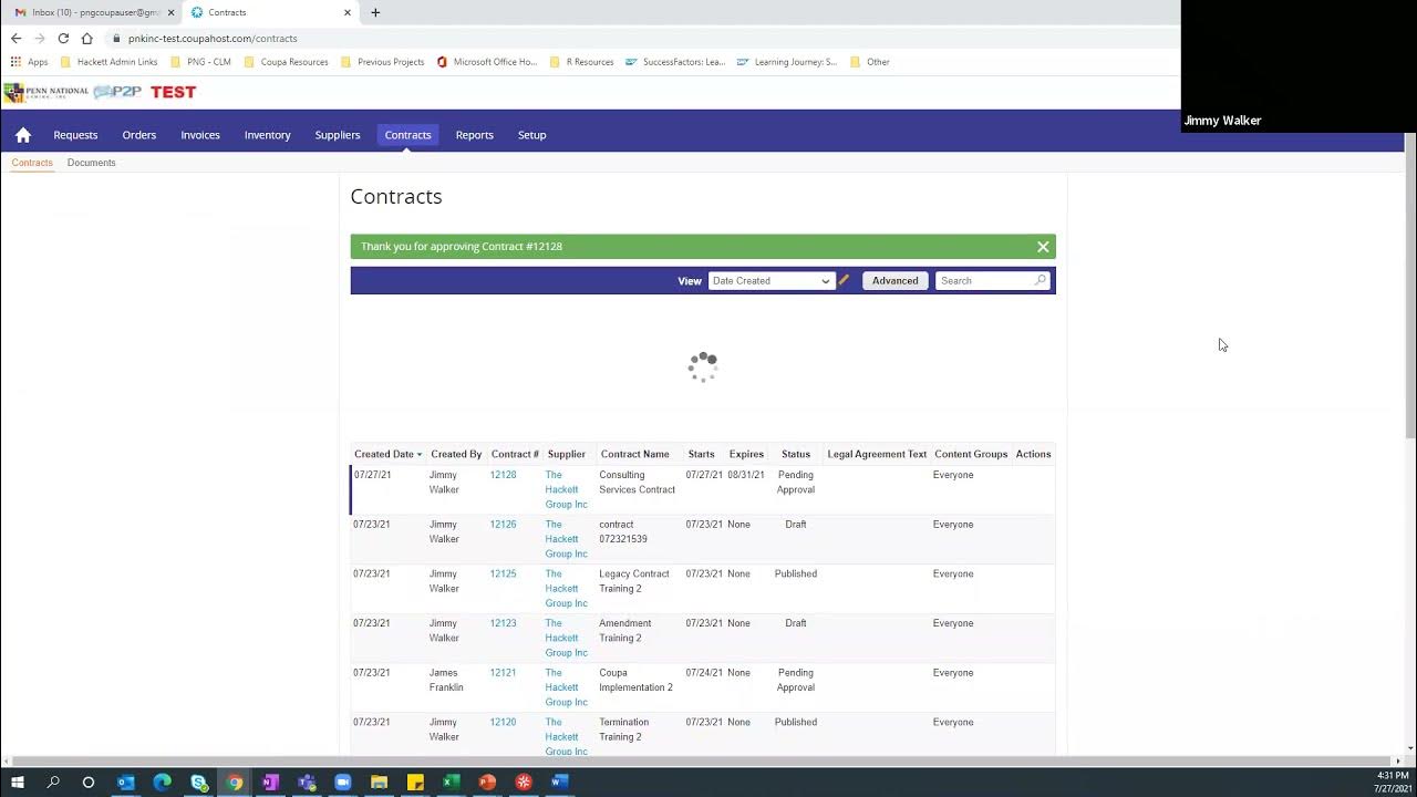 CLM: Contract Approvals and Rejections - YouTube