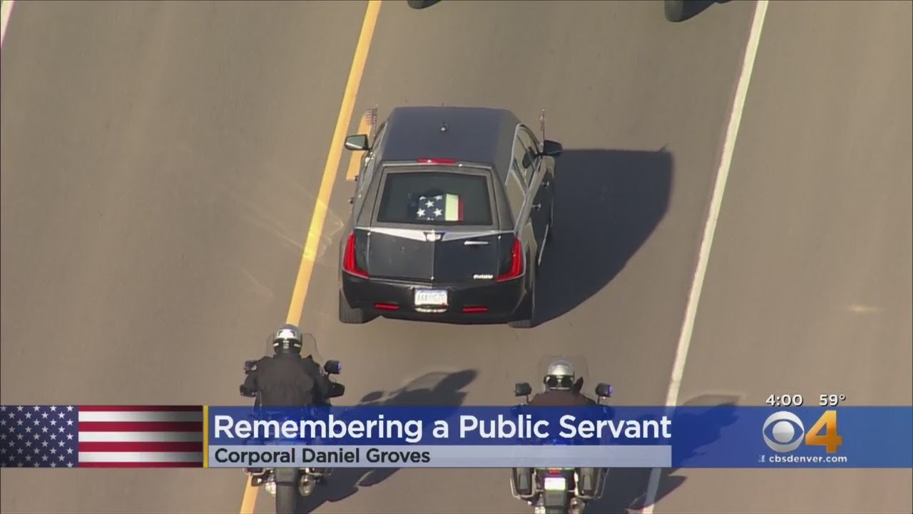 Cpl. Daniel Groves Honored At Funeral In Longmont - YouTube