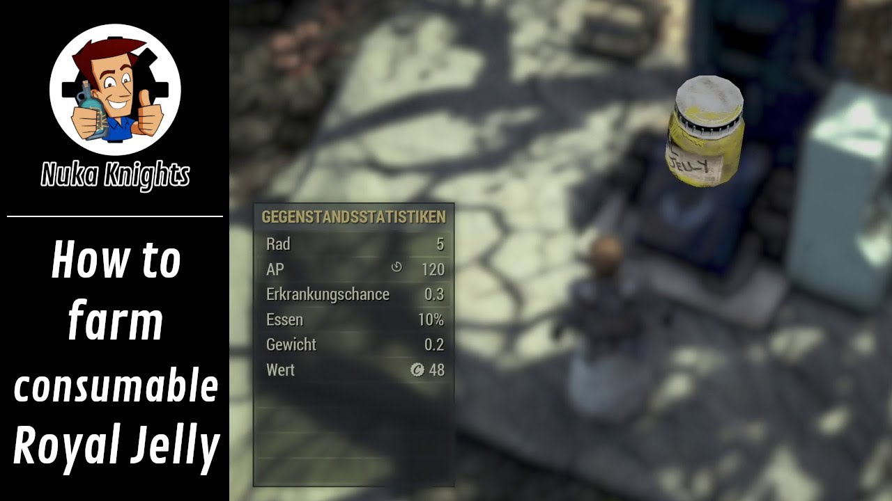 Fallout 76: How to farm consumable Royal Jelly (for tadpole challenges ...