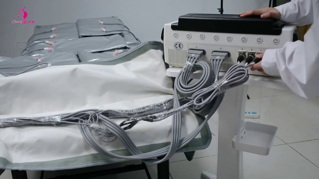 pressotherapy machine installation and operation - YouTube