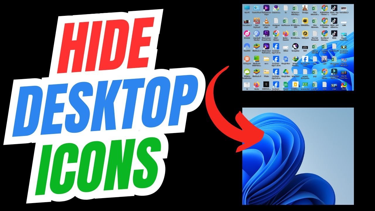 How To Hide Desktop Icons In Windows 11 - Full Guide - YouTube