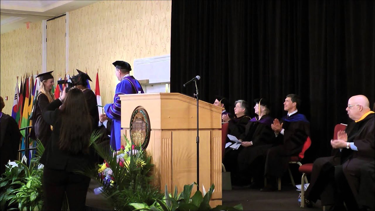 Graduation Quincy College HD - YouTube
