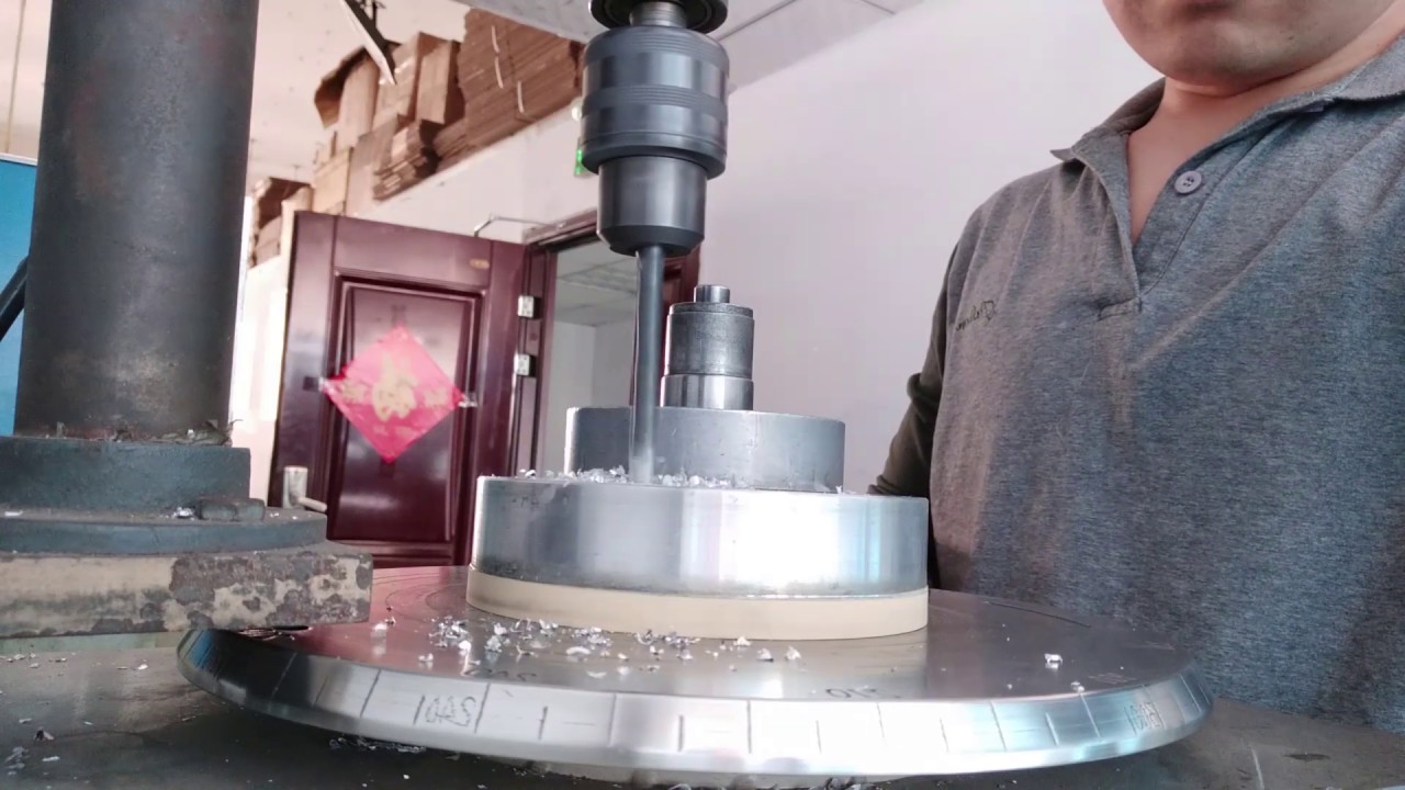 How to balance a diamond grinding wheel - YouTube