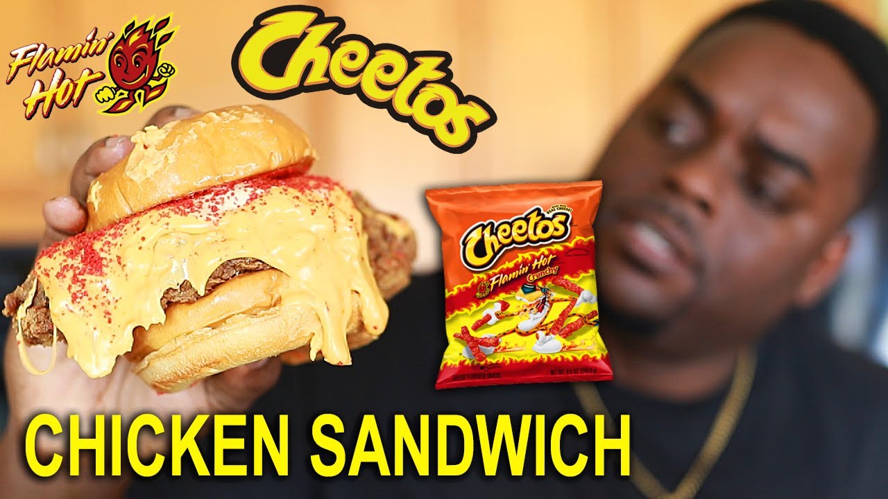 BEAST FEASTS TRYS FAMING HOT CHEESY CHICKEN SANDWICH! - YouTube