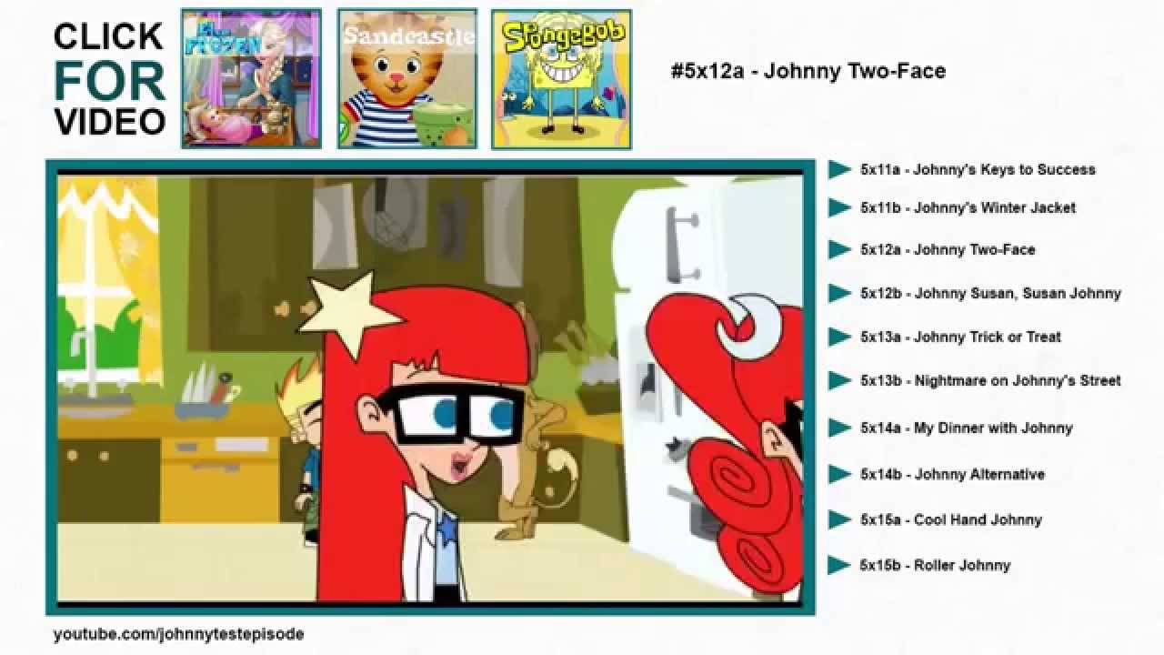 Johnny Test - 5x12a - Johnny Two-Face | HD - YouTube
