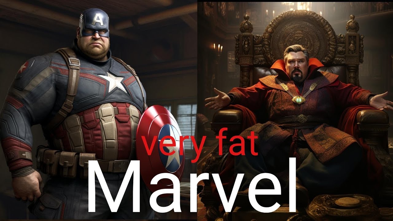 Marvel characters but very fat - YouTube