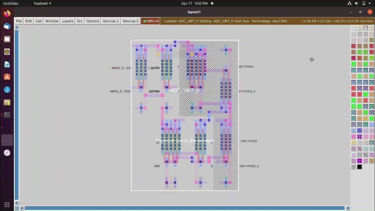 Generating a Layout for a 1-Bit ADC with ALIGN || In-Depth Tutorial || VLSI Layout Tools - YouTube