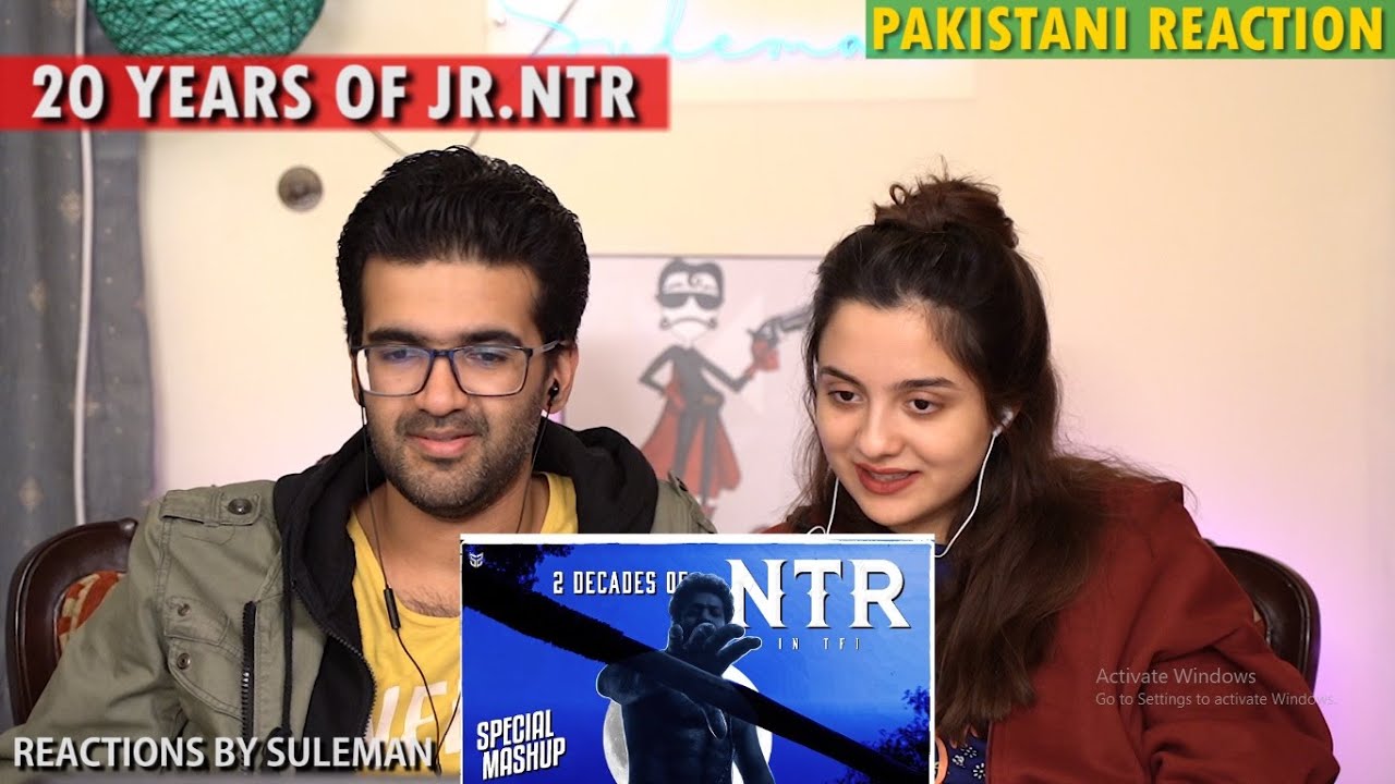 Pakistani Couple Reacts To 20 Years Of Jr.NTR | Mashup | Stalwart Studio - YouTube