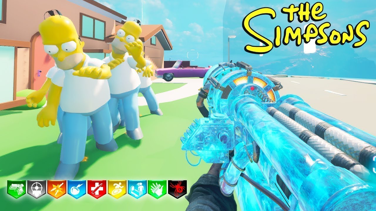 SIMPSONS ZOMBIES: THE DOME (Call of Duty BO3 Zombie Mod) - YouTube