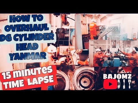 How To Overhaul Diesel Generator Cylinder Head | 2 Days in To 15 ...