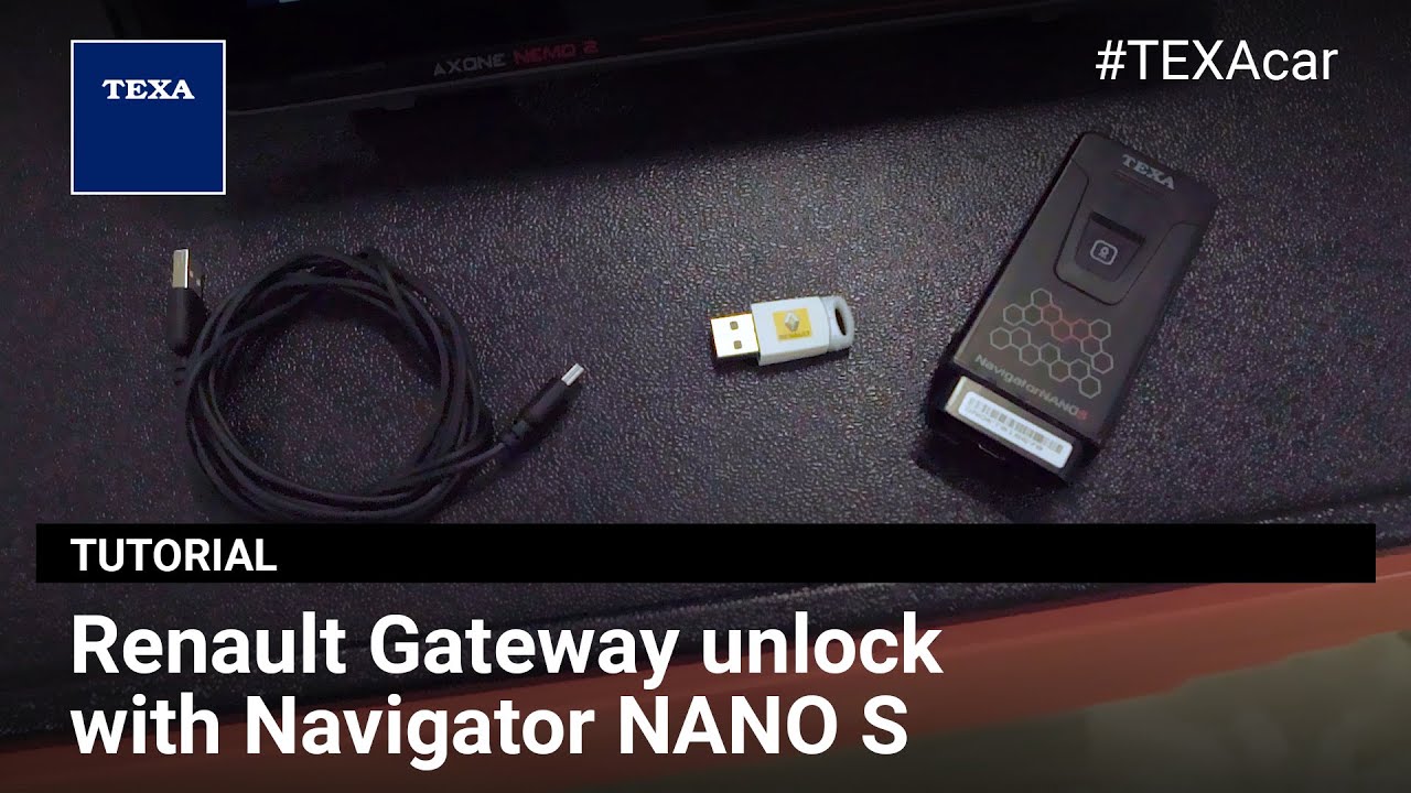 EN - Renault Gateway Unlock with Navigator NANO S - YouTube
