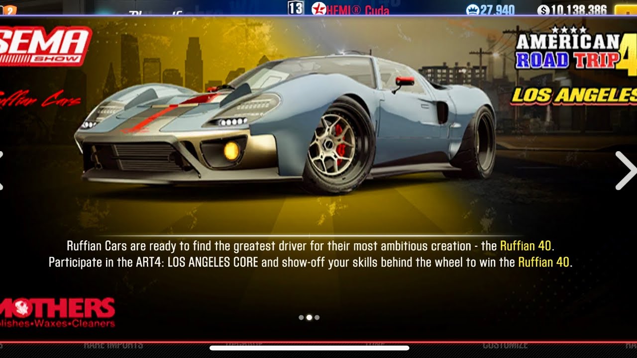 American Road Trip 4 - Los Angeles Event | CSR2 - YouTube