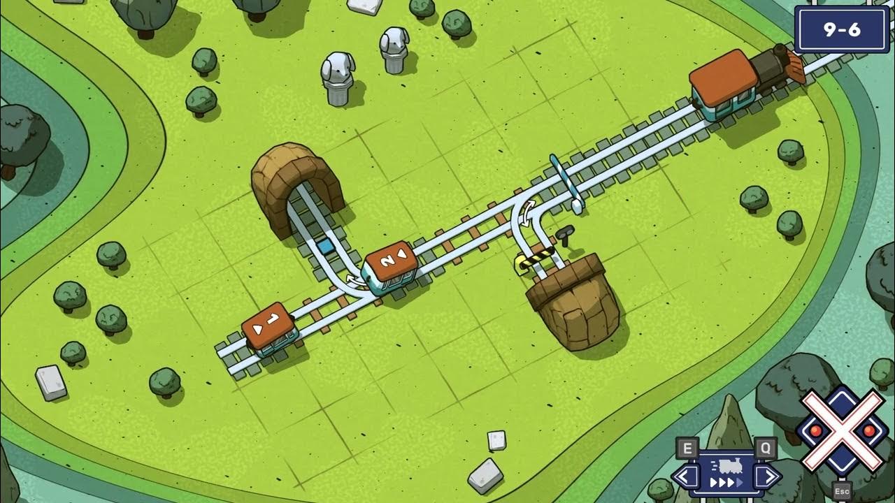 Railbound ( Level 9-6 | Hard 2D Puzzle Game ) | Tutorial and Gameplay - YouTube