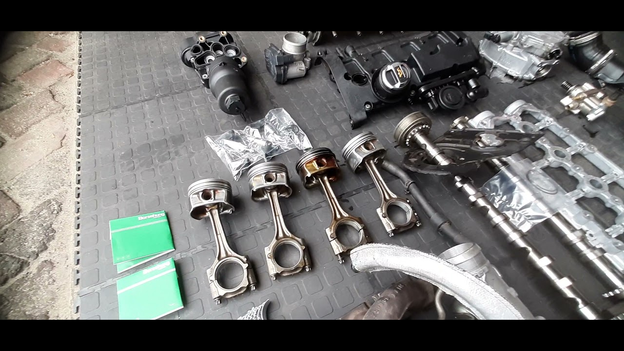 Golf 5 GTI engine components - YouTube