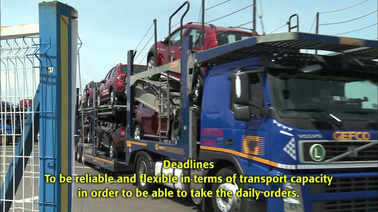 A GEFCO train for DACIA - YouTube
