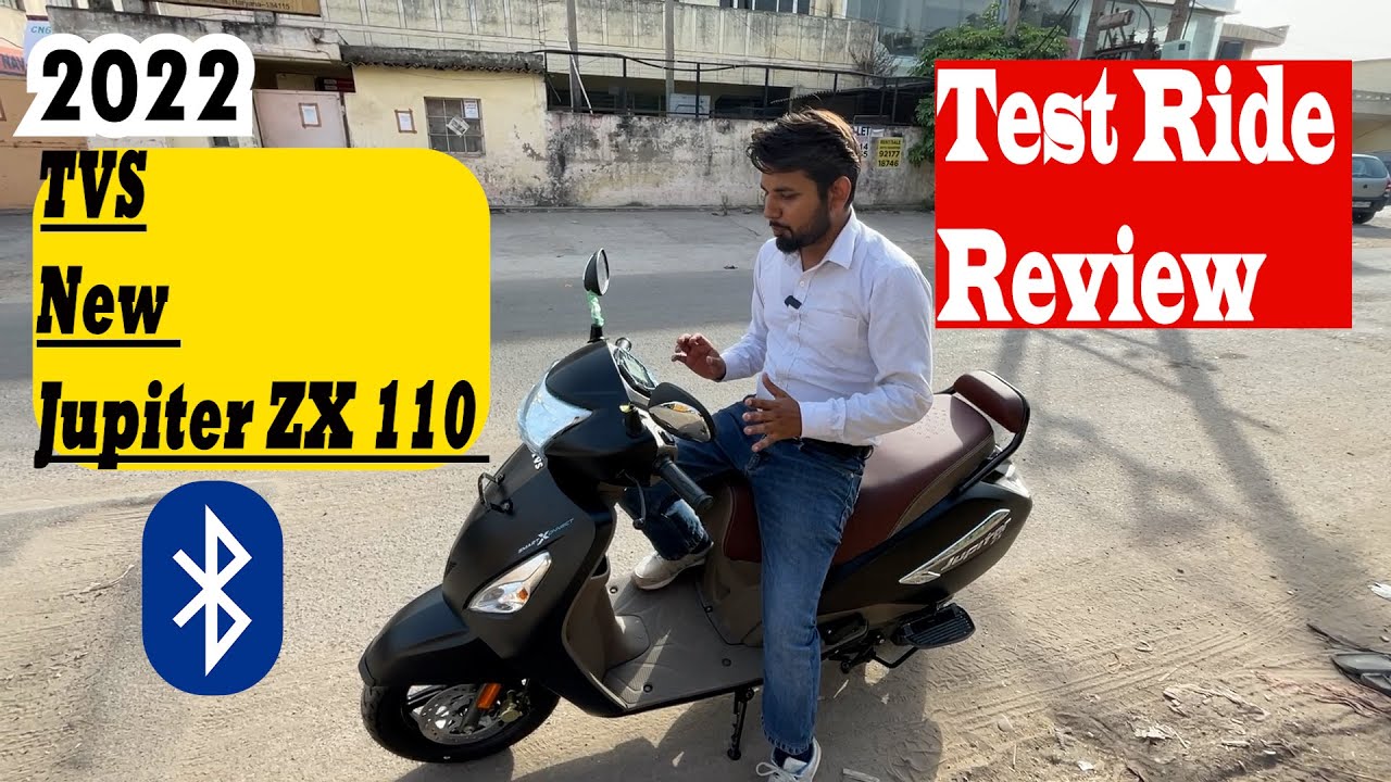 TVS New Jupiter ZX 110 smart xconnect -Ride Review-👍👍 - YouTube